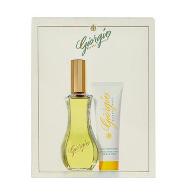GIORGIO BEVERLY HILLS 2 PCS SET: 3 OZ EDT SP + 1.7 BODY LOTION (YELLOW ...