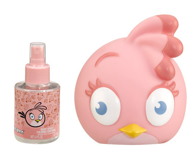 ANGRY BIRDS PINK 3.4 COLOGNE SP + COIN BANK - ScentsWorld