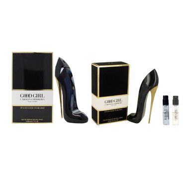 CH GOOD GIRL 4 PCS SET: GOOD GIRL 2.7 EAU DE PARFUM SPRAY + GOOD GIRL 1 ...