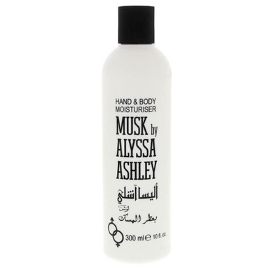 ALYSSA ASHLEY MUSK 10 OZ HAND & BODY MOISTURISER - ScentsWorld