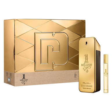 PACO RABANNE ONE MILLION 2 PCS SET FOR MEN: 6.8 EAU DE TOILETTE SPRAY ...