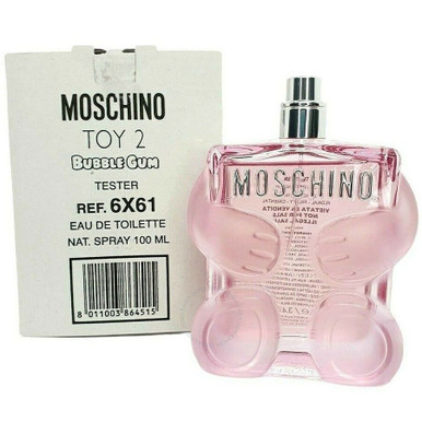 MOSCHINO TOY 2 BUBBLE GUM TESTER 3.3 EAU DE TOILETTE SPRAY FOR WOMEN ...