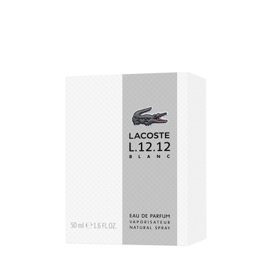 LACOSTE L.12.12 BLANC 1.6 EAU DE PARFUM SPRAY FOR MEN. - ScentsWorld