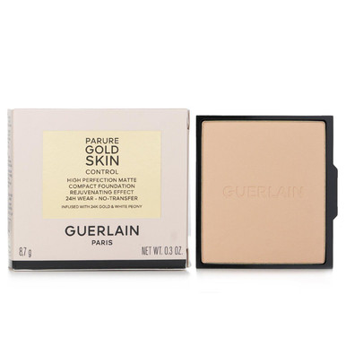GUERLAIN PARURE GOLD SKIN CONTROL 0.3 MATTE COMPACT FOUNDATION REFILL ...