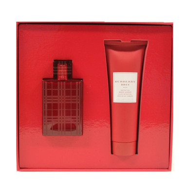 BURBERRY BRIT RED 2 PCS SET: 1.7 EDP SP + 3.4 B/L - ScentsWorld
