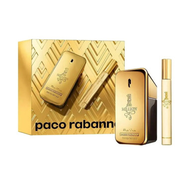 PACO RABANNE ONE MILLION 2 PCS SET FOR MEN: 1.7 EAU DE TOILETTE SPRAY ...
