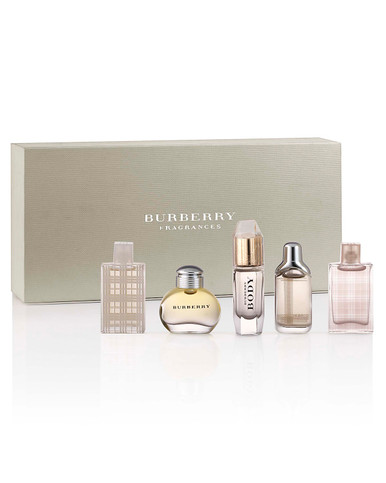 BURBERRY 5 PCS MINI SET FOR WOMEN: CLASSIC 4.5 EDP + BRIT 4.5 EDT ...