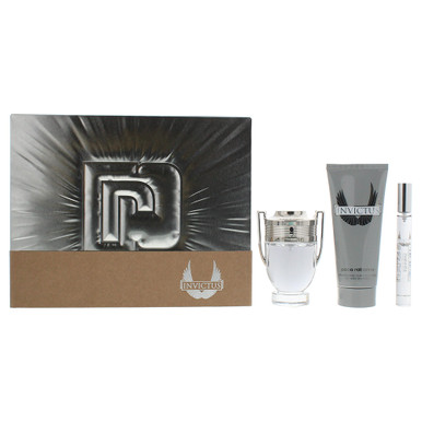 PACO INVICTUS 3 PCS SET FOR MEN: 1.7 EAU DE TOILETTE SPRAY + 3.4 SHOWER ...