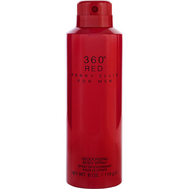 360 RED 6 OZ DEODORIZING BODY SPRAY FOR MEN - ScentsWorld