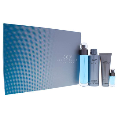 360 4 PCS SET FOR MEN: 3.4 EAU DE TOILETTE SPRAY + 6 OZ DEODORIZING ...