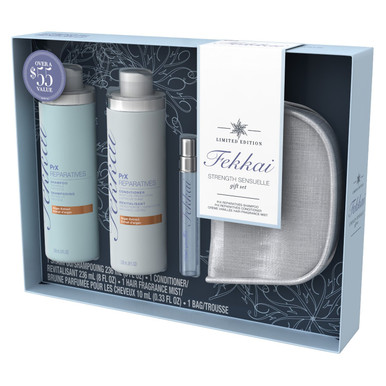 FEKKAI NEW PRX REPARATIVES GIFT SET: 8 OZ SHAMPOO, 8 OZ CONDITIONER, 0. ...