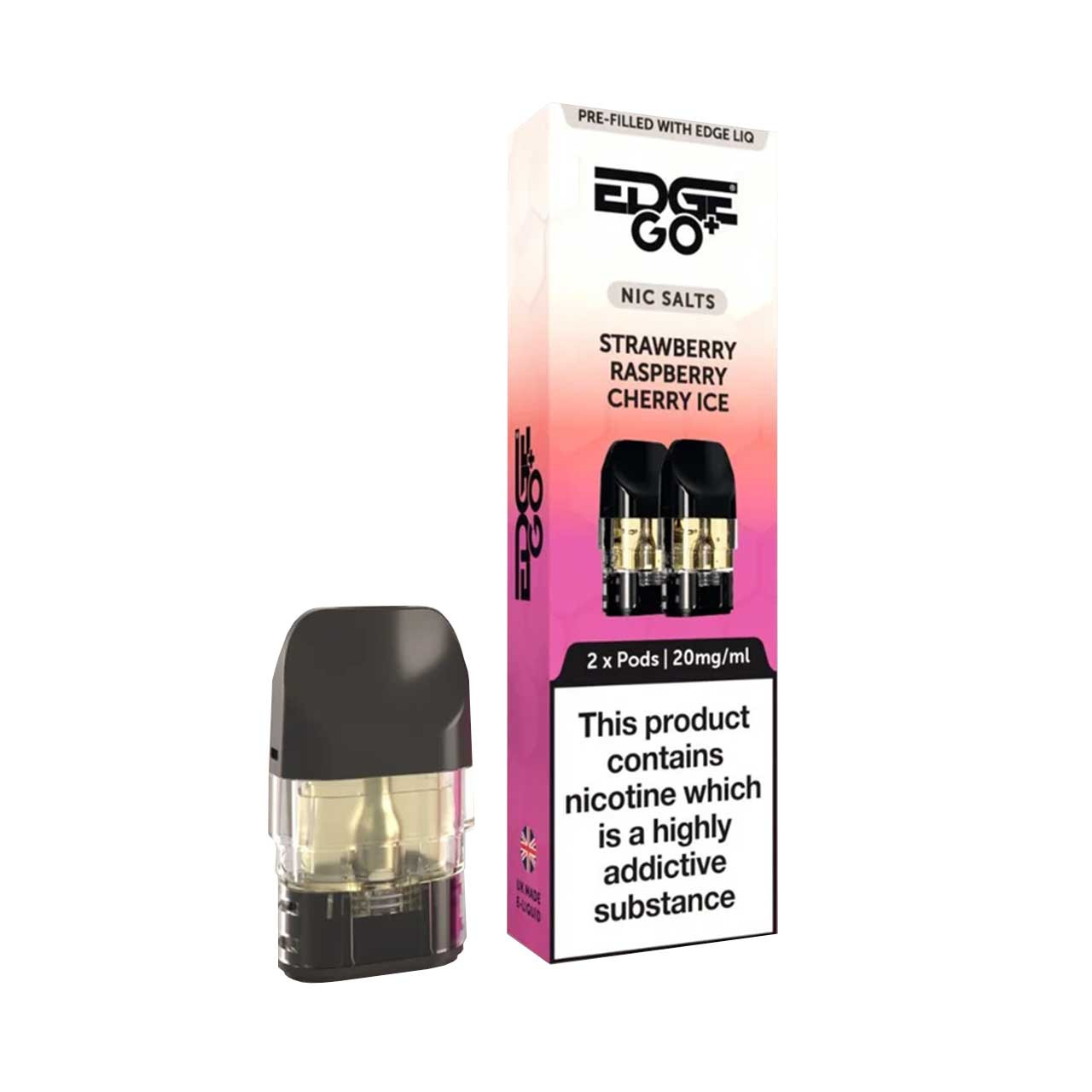 EDGE GO+ Prefilled Pods – 2 Pack | 10 Fruit Flavours | £4.99 | V2 UK