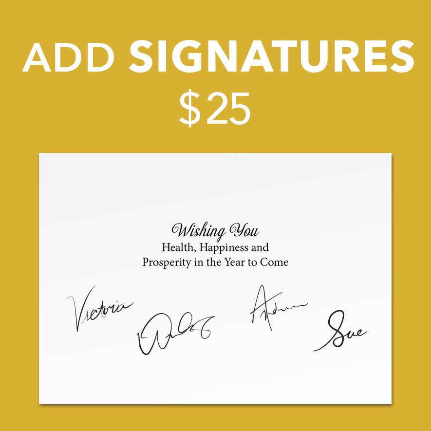 Signature Proof | Add your signature and order a proof