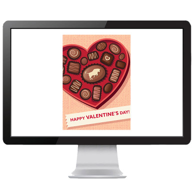 Valentine Box of Chocolates - eCard | Wall Street Greetings