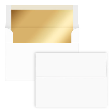 Gold Foil-lined Envelopes - Additional | Wall Street Greetings