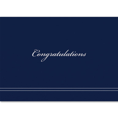 Elegant Navy Congratulations | Wall Street Greetings