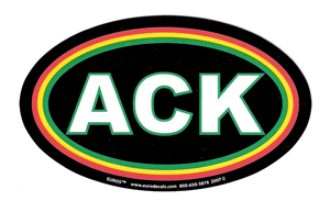 Rasta ACK Sticker - The Sunken Ship