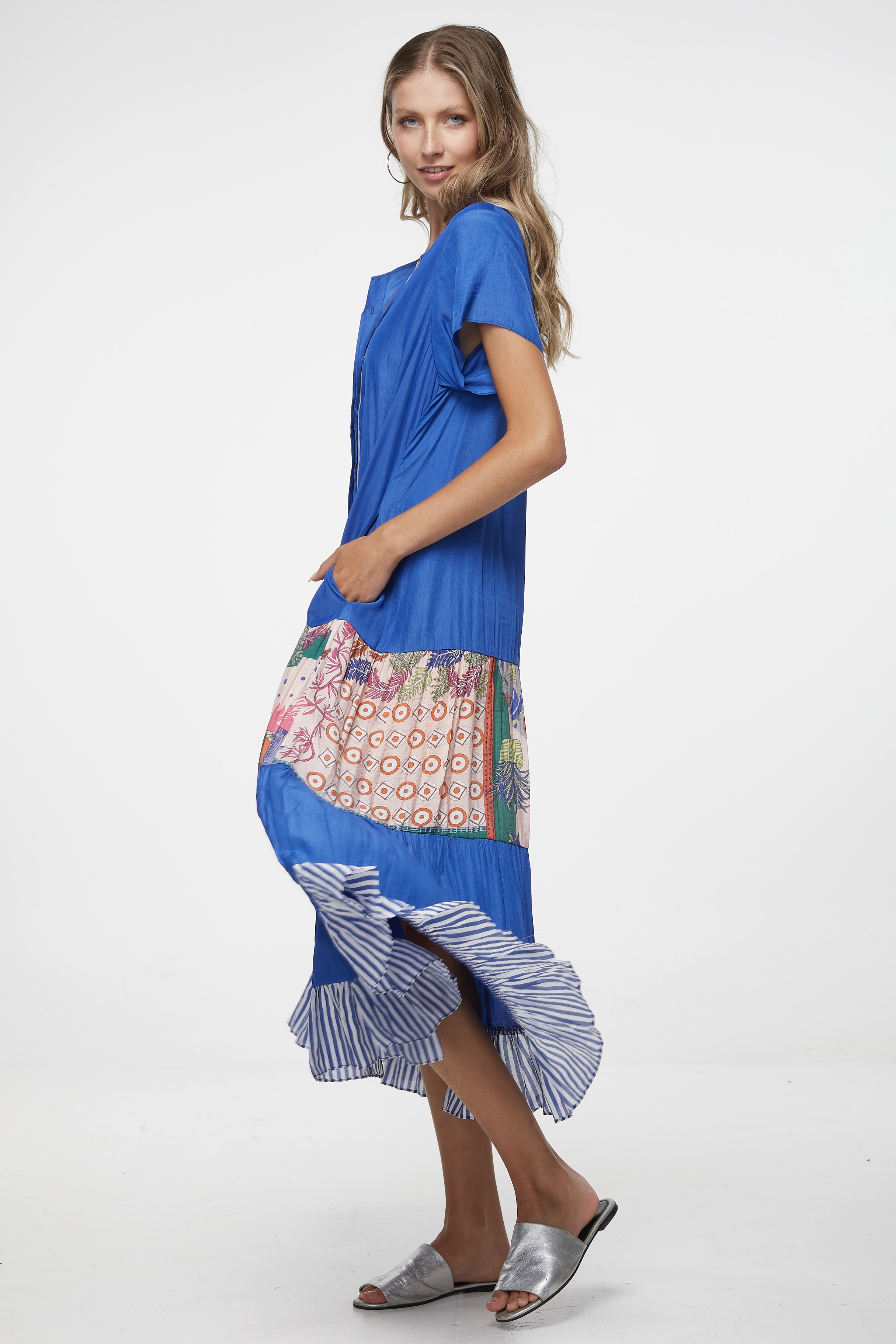 Azure Color Dress