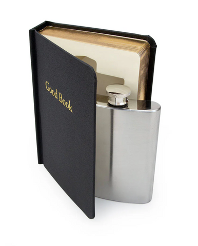 Flask In A Book - Hattie and the Wolf