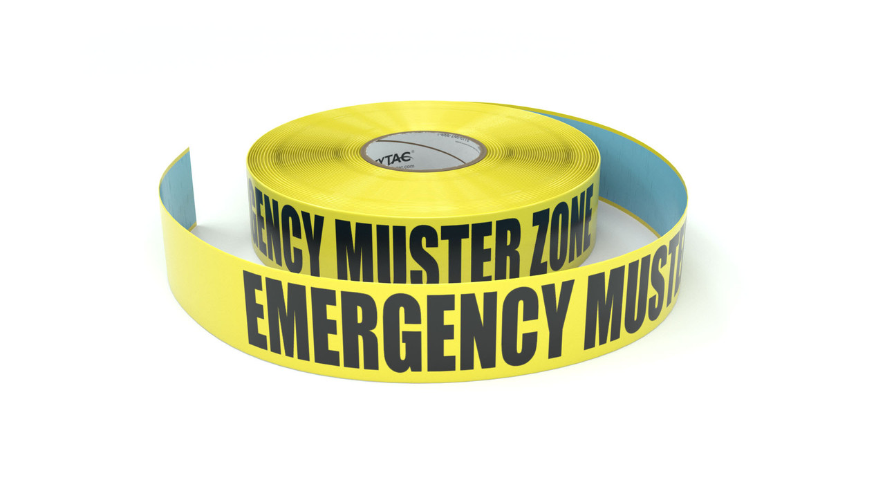Emergency Muster Zone - Inline Printed Floor Marking Tape