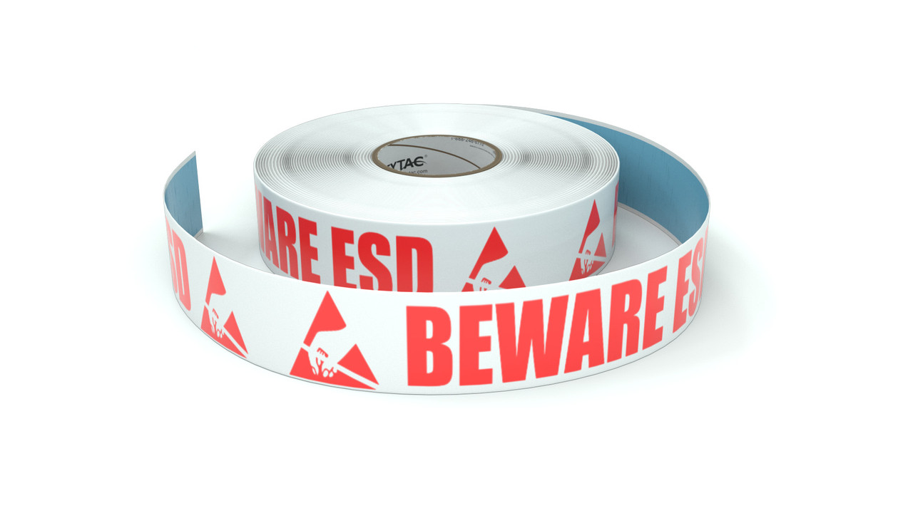Esd Beware Esd Inline Printed Floor Marking Tape