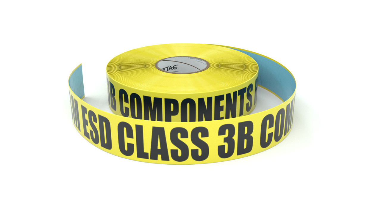 ESD: HBM ESD Class 3B Components Here - Inline Printed Floor Marking Tape