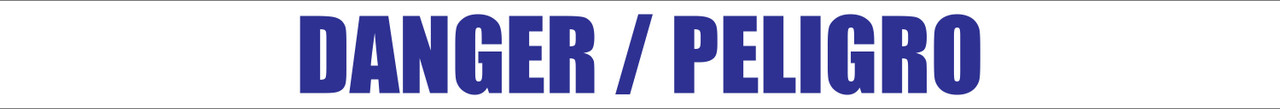 Danger / Peligro - Inline Printed Floor Marking Tape