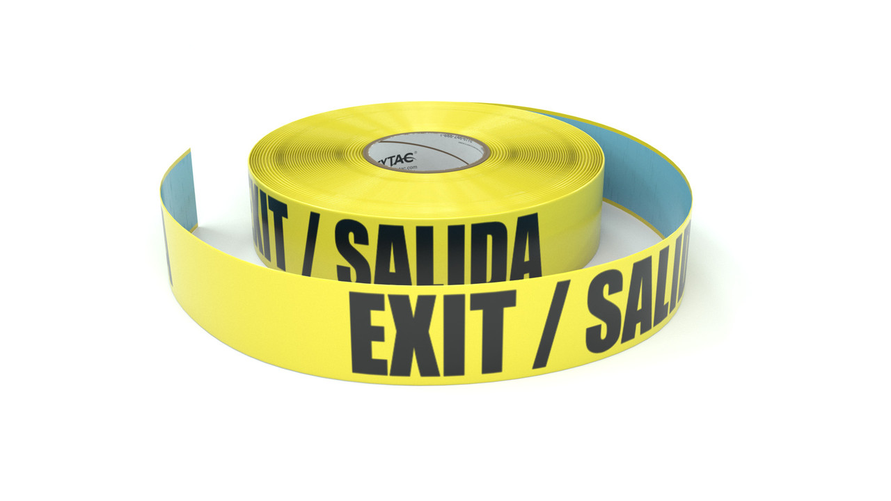 Exit / Salida - Inline Printed Floor Marking Tape | 5SToday.com