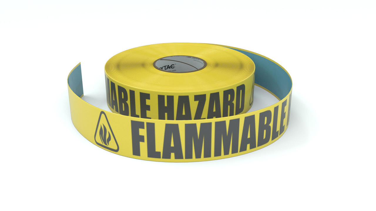 ANSI: Flammable Hazard - Inline Printed Floor Marking Tape