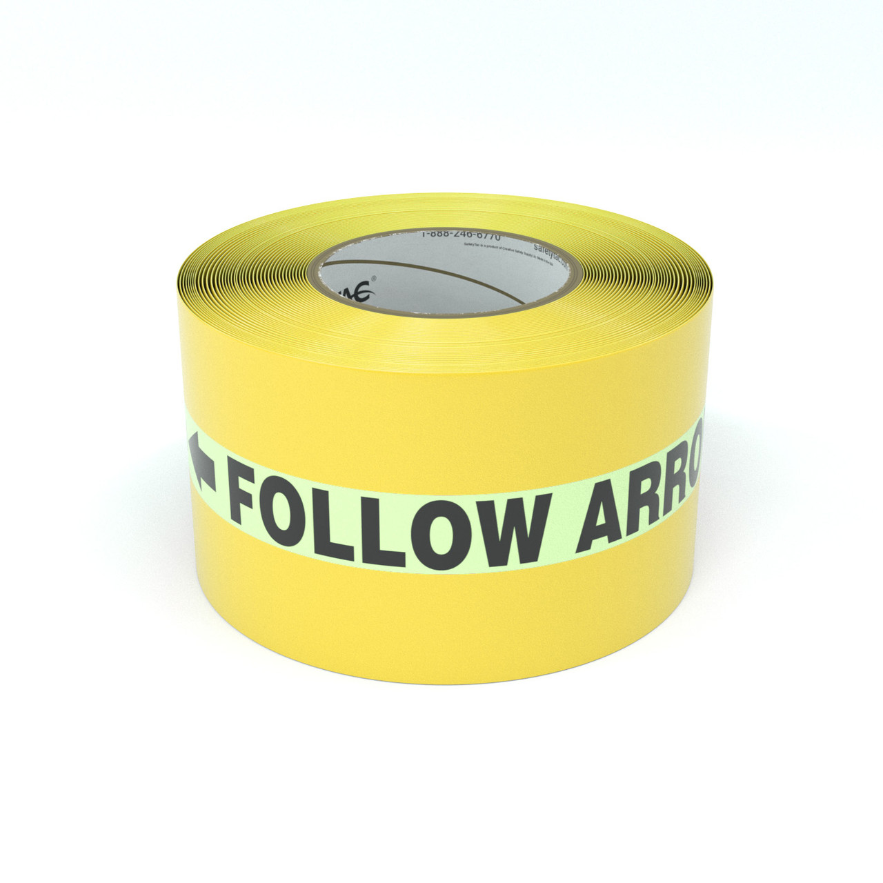 Safetytac® Glowstripe Follow Arrows To Safety With Arrows Inline