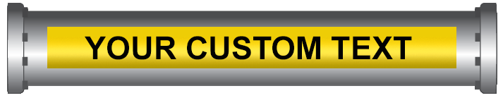 Custom printed labels and signs available with no setup