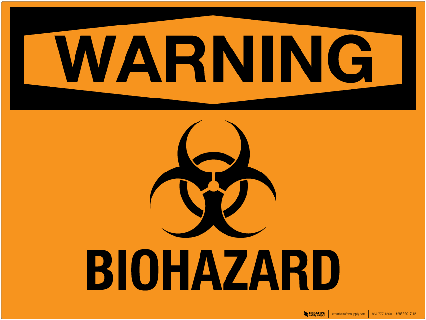 biohazard warning