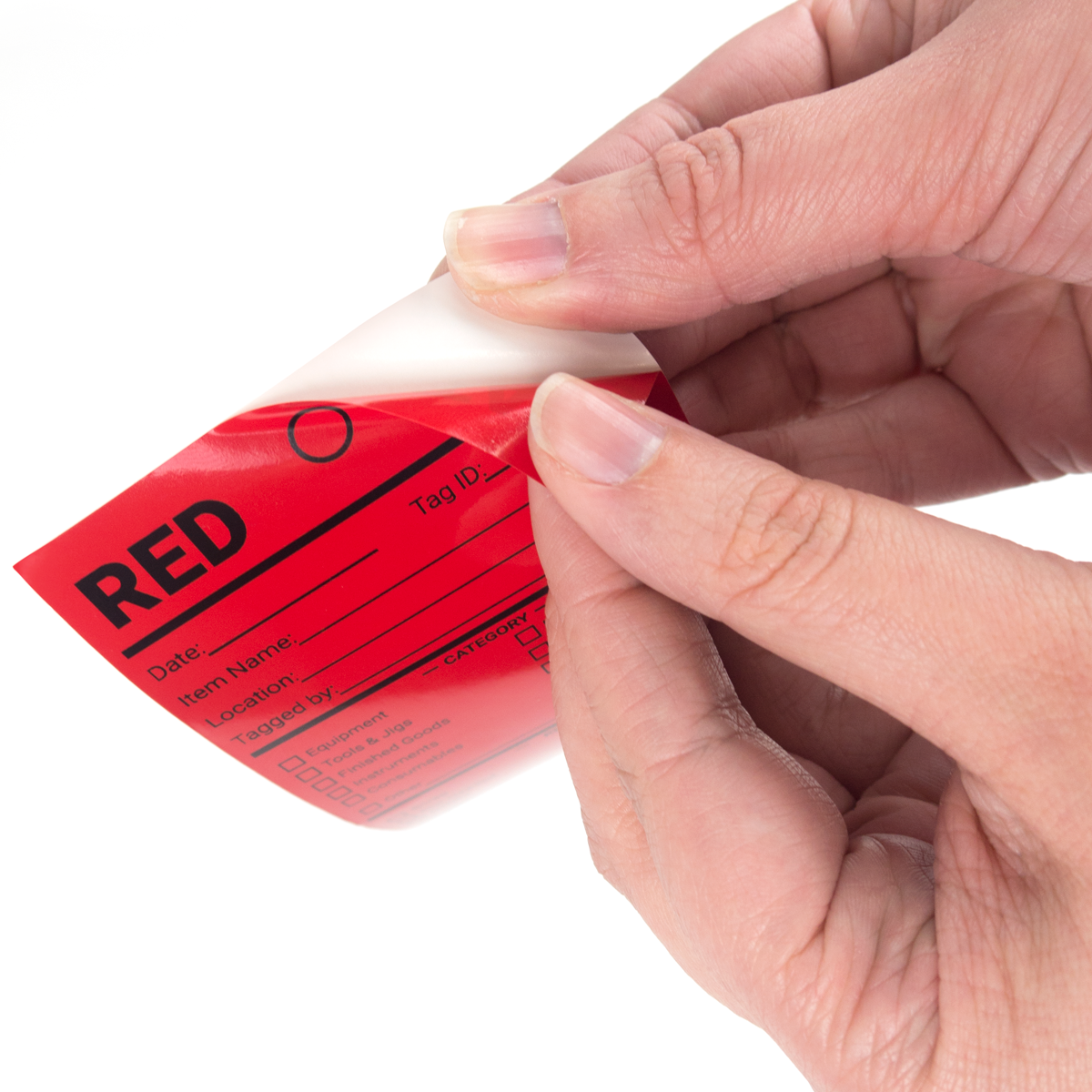 5S Adhesive Red Tags - 5SToday.com