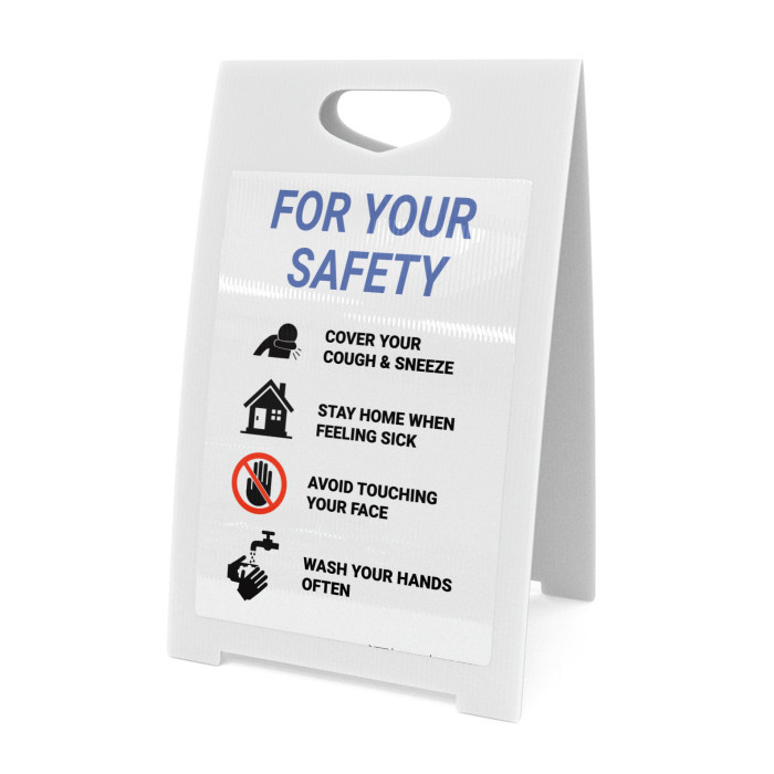 For Your Safety: Stay Home When Possible - A-Frame Sign | 5S Today