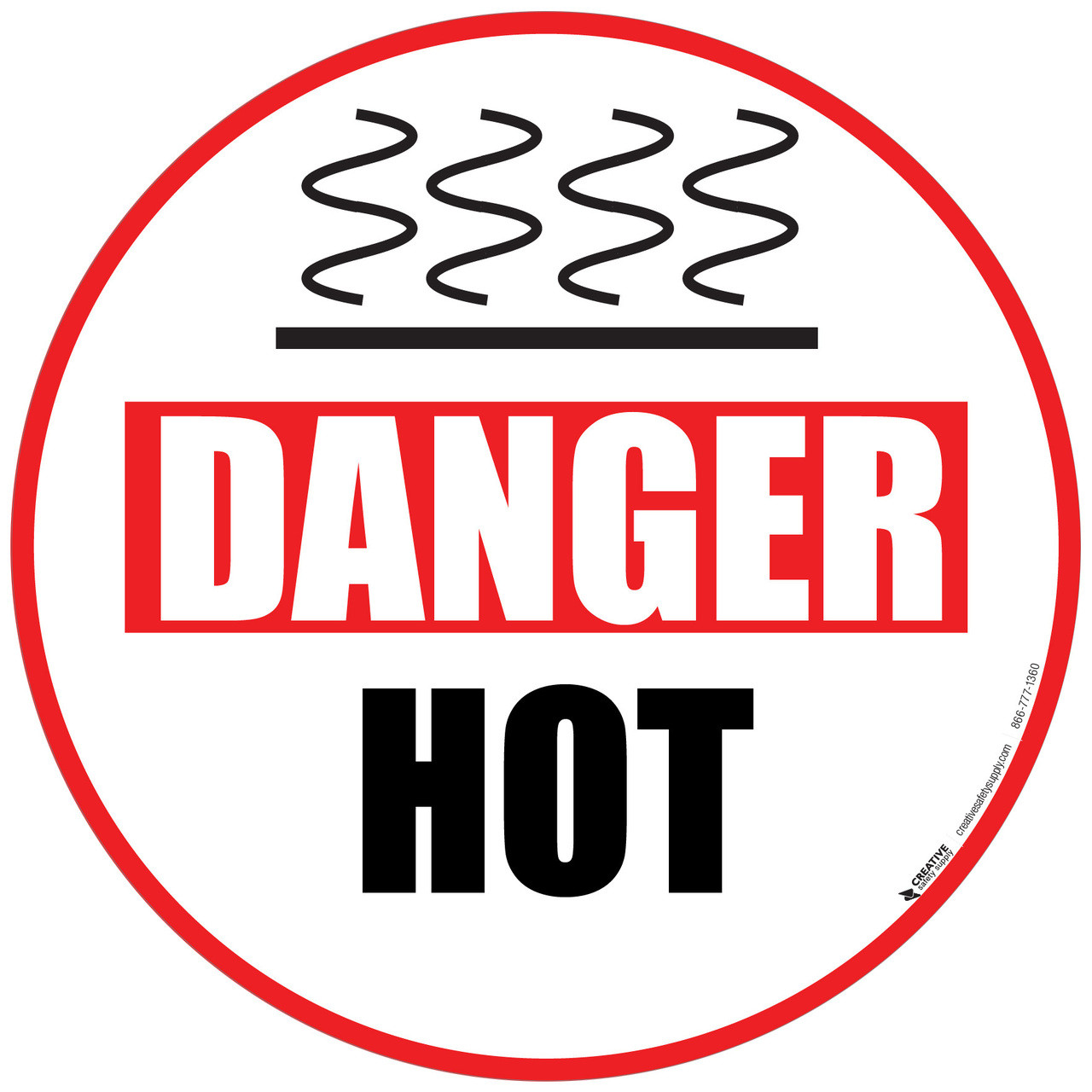 Danger Hot Floor Sign | 5S Today