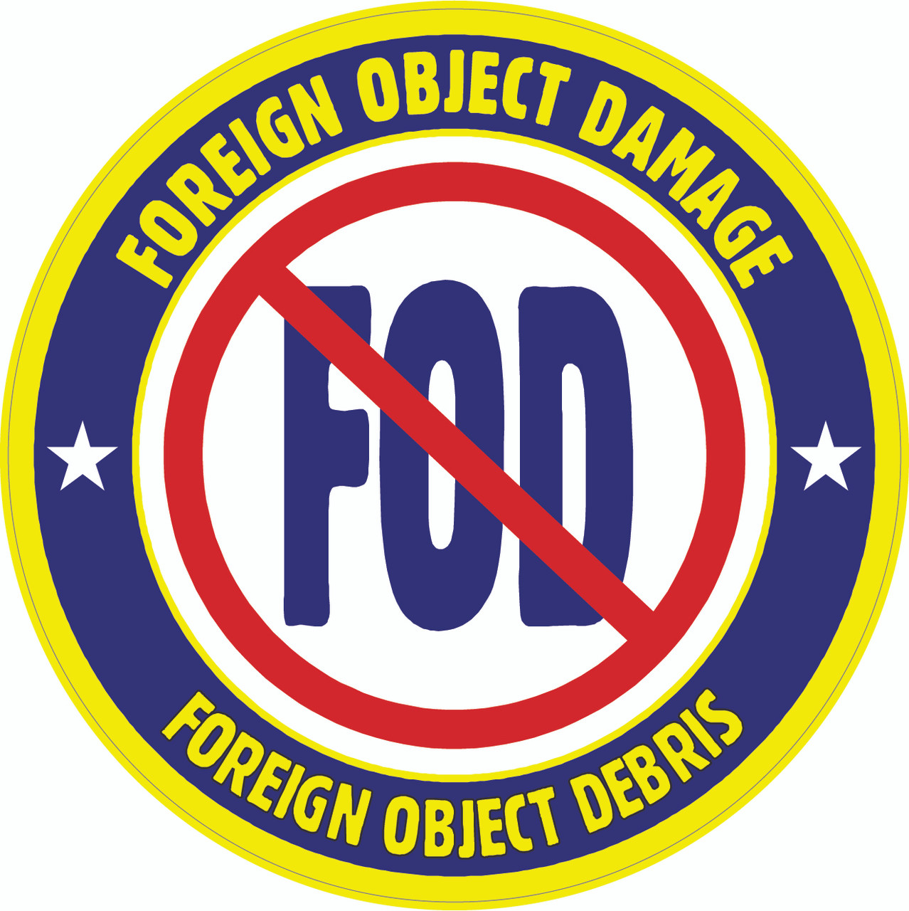 No FOD Floor Sign | 5S Today