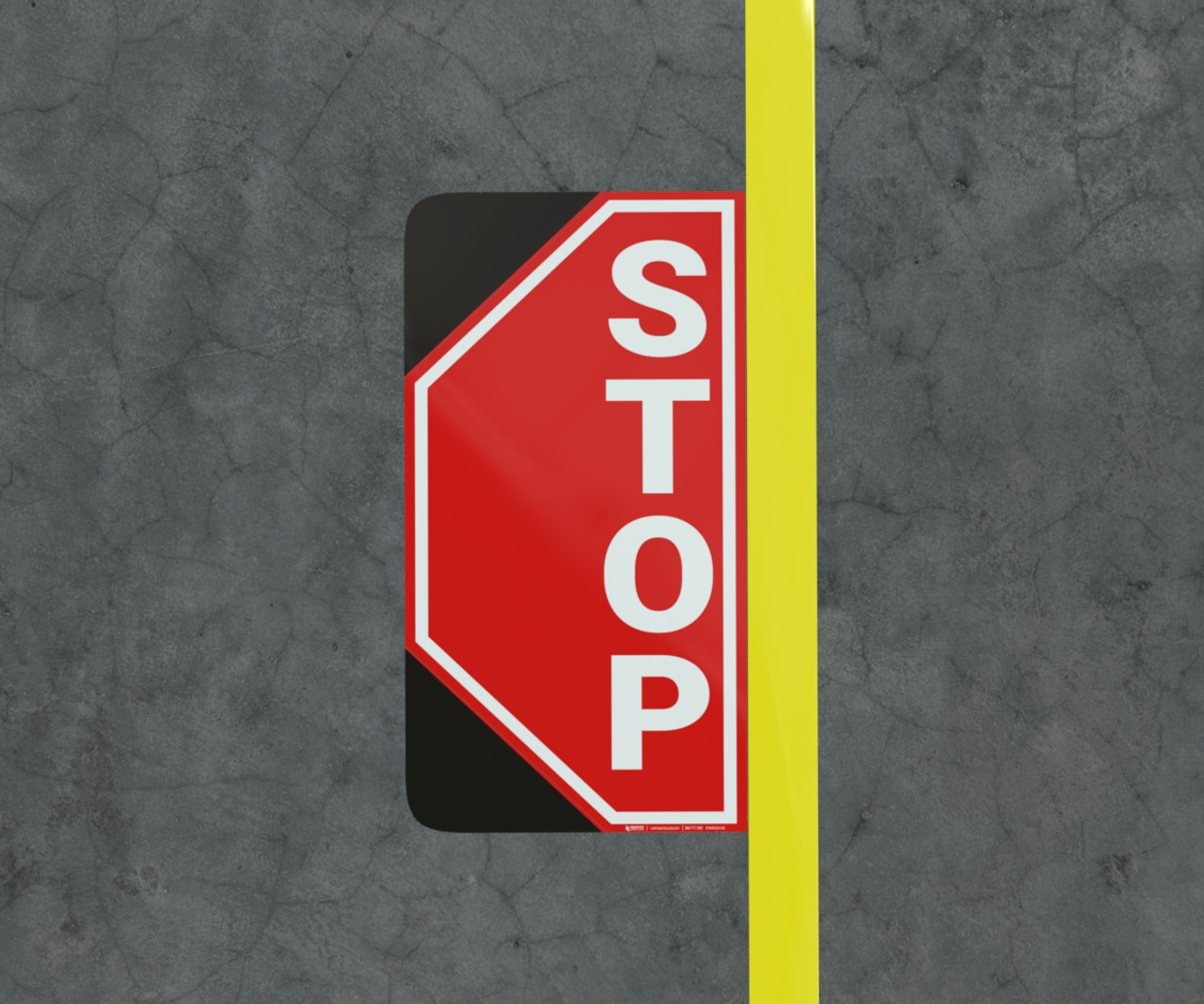 Stop - Floor Marking Sign | Creative Safety Supply