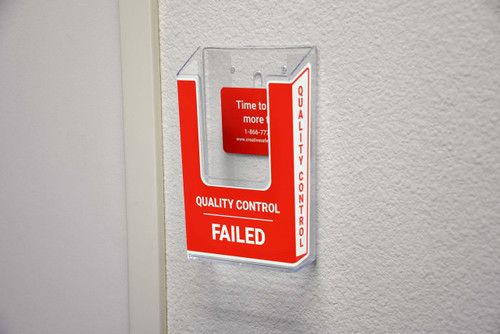 Quality Control (Failed) - Tag Holder | 5S Today Quality Control (Failed) - Tag Holder | 5S Today