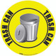 Trash Can Sign Floor Sign | 5S Today