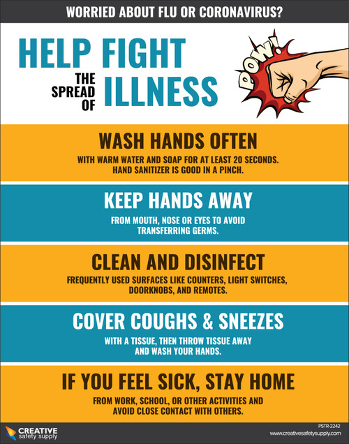 Fight The Spread of Illness (Business) - Poster | 5SToday.com