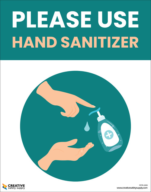 Please Use Hand Sanitizer - Poster