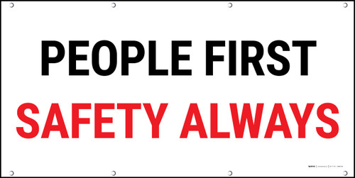 People First Safety Always - Banner