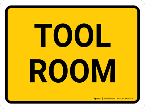 Tool Room Landscape - Wall Sign | 5SToday.com