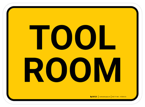 Tool Room Rectangular - Floor Sign