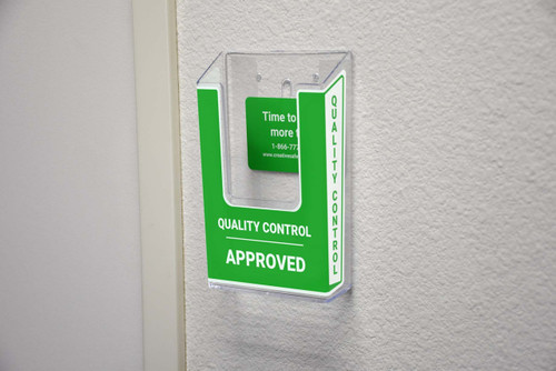 Quality Control (Approved) - Tag Holder | 5S Today