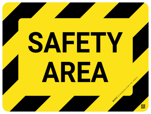 5s Safety Area Cuystom Floor Sign : Call Today to Customize It With ...