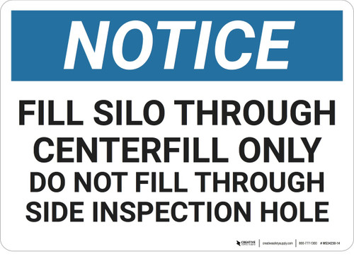 Notice: Grain Handling Safety - Wall Sign | 5S Today