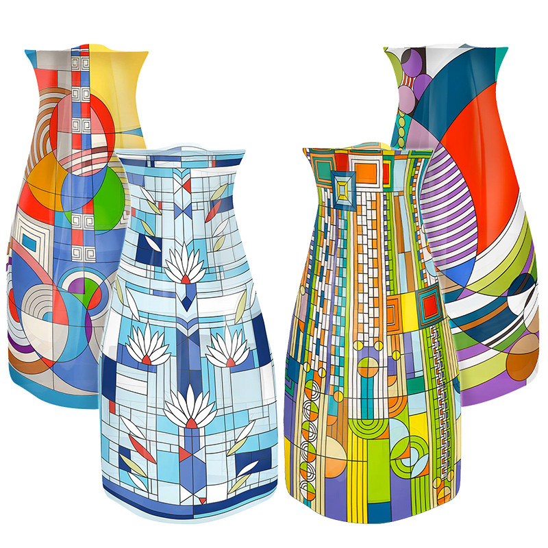 Modgy Frank Lloyd Wright Expandable Vases - Set of Four