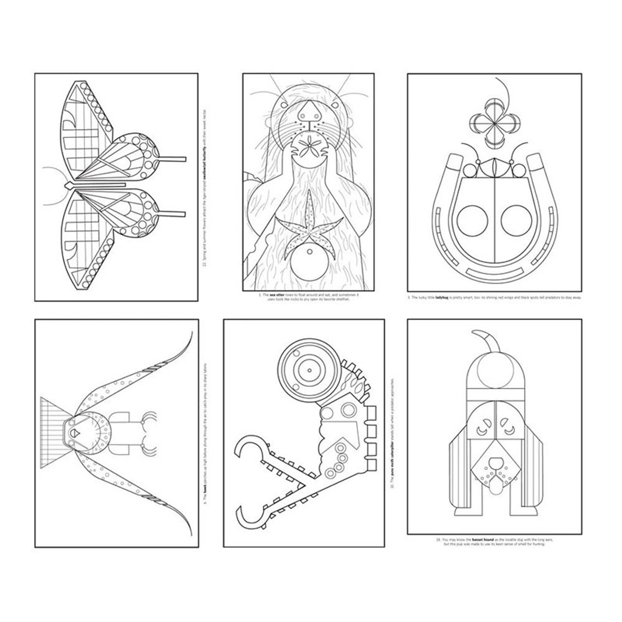 charley harper coloring pages