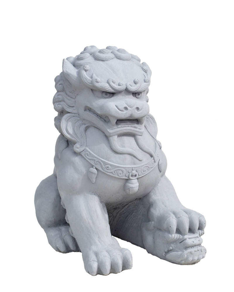 Fu Dog Pair in Cast Stone